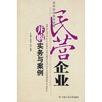 民营企业并购实务与案例 王连娟