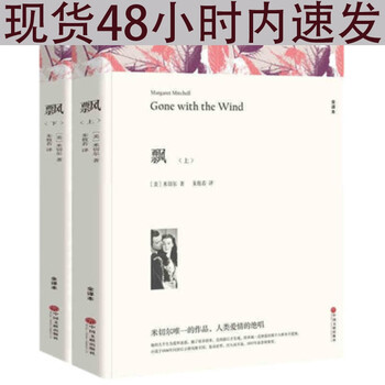 完整版上下册1218页飘中文版世界十大名著原著未删全译本乱世佳人书籍世界经典文学名著小说外国小说青少