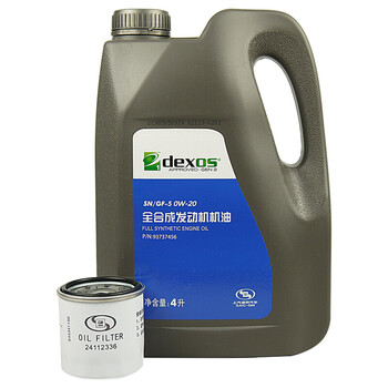 【德科93737456+24112336】德科（ACDelco）上汽通用原厂全合成机油SN 0W20 4L 新英朗1.5L1.0T 带机油滤芯格【行情 报价 价格 评测】-京东