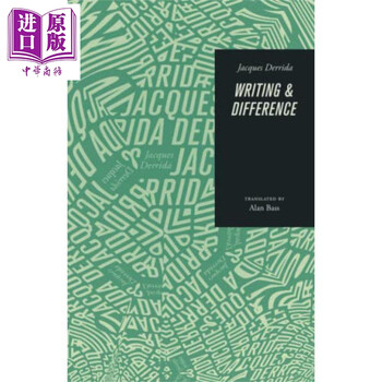 雅克 德里达 书写与差异 英文原版 Writing and Difference Professor Jacques Derrida 法国哲学家 解构主义代表