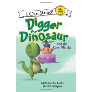 Digger the Dinosaur and the Cake Mistake