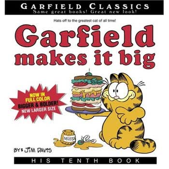 英文原版 加菲猫漫画 Garfield Makes It Big