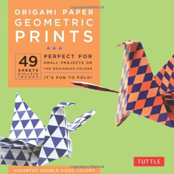Origami Paper Geometric Prints: 49 Sheet
