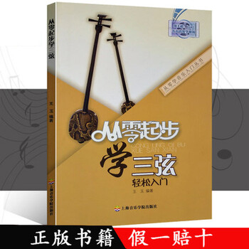 正版 从零起步学三弦轻松入门 基础教程书   王玉编