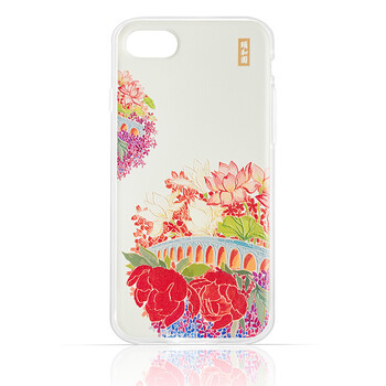 颐和园 苹果iphone7p手机壳套子软 中国风防摔创意礼物男女朋友生日礼物 金桥百花