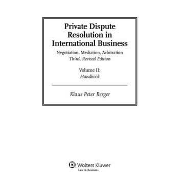 Private Dispute Resolution in International ...