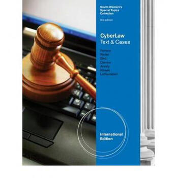 CyberLaw: Text and Cases, International Edition