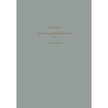 Basic Numerical Mathematics : Vol. 1: Numeri...