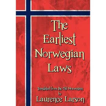 The Earliest Norwegian Laws