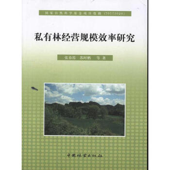 私有林经营规模效率研究