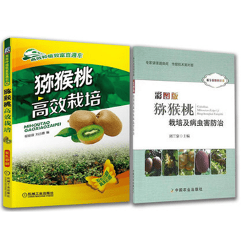 现货2本 猕猴桃种植技术书猕猴桃高效栽培+彩图版猕猴桃栽培及病虫害防治红心猕猴桃种植技术大