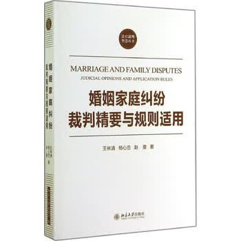 婚姻家庭纠纷裁判精要与规则适用