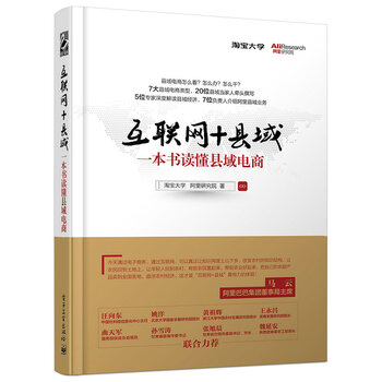 {正版新书}互联网+县域：一本书读懂县域电商9787121279461
