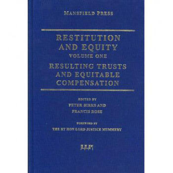 Restitution and Equity Volume 1: Resulting T...