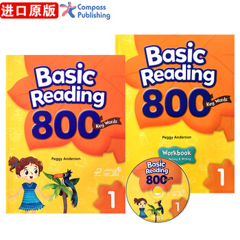 原版少儿英语常见词阅读key words Basic Reading 400/800/1200 1级别【800词】