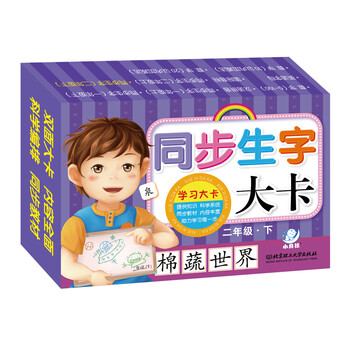 学习大卡:同步生字大卡二年级(下)·海润阳光