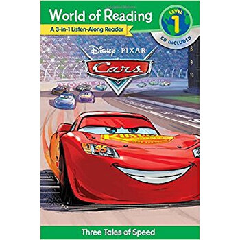 World of Reading Cars 3-in-1 Listen-Along Reader