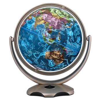 博目 26cm奇幻星座地球仪（金色支架）办公用品 教学研究摆件 儿童玩具 创意礼品 办公书房装饰