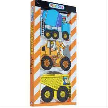 玩玩镇: 建筑工地套装 美版 Playtown Chunky set: Construction 进口翻翻书