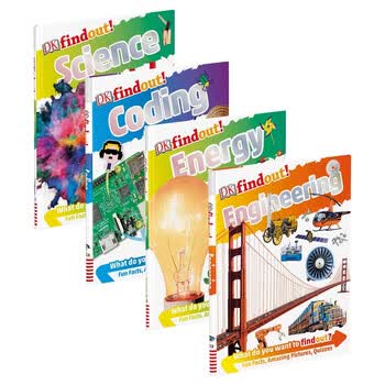 DK小发现百科4册 英文原版 DKfindout Science/Coding 科技百科