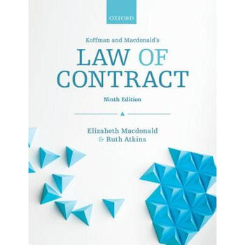 Koffman & Macdonald's Law of Contract