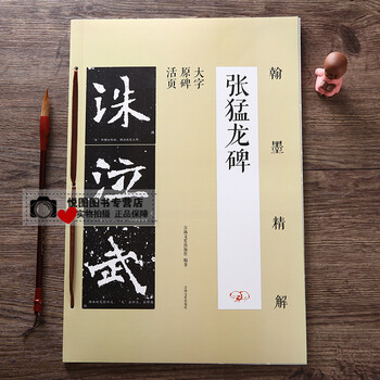 张猛龙碑 笔画结构+单字解析+原碑帖 翰墨精解八开大字活页魏碑楷书毛笔书法字帖笔法解析偏旁结构精讲