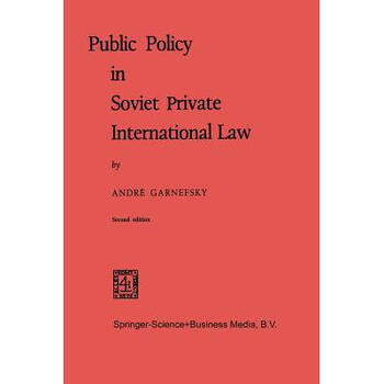 Public Policy in Soviet Private Internationa...