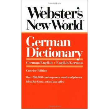 Webster's New World German Dictionary, Concise E