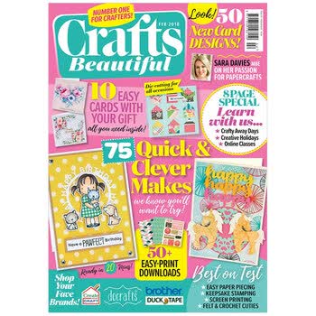 【包邮】【订阅】Crafts Beautiful 手工手作杂志 英国英文 年订12期E486原版