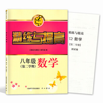 智慧学习步步高丛书 精练与提高数学八年级第二学期/8年级下 书+测试卷 上海科学普及出版