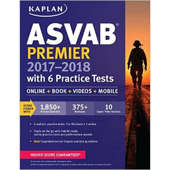 ASVAB Premier 2017-2018 with 6 Practice Tests: O