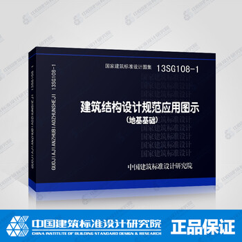 正版国标图集标准13SG108-1  建筑结构设计规范应用图示(地基基础)