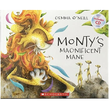 Monty'S Magnificent Mane (With Cd) 进口故事书
