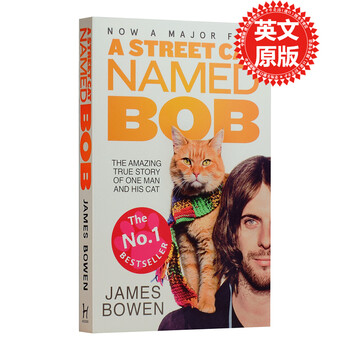 一只名叫鲍勃的流浪猫 英文原版 A Street Cat Named Bob 街猫