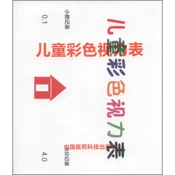 儿童彩色图形视力表