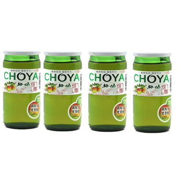 俏雅（Choya）梅酒梅子酒青梅果酒 160ml*4瓶【图片 价格 品牌 报价】-京东