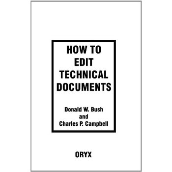 【】How to Edit Technical Documents