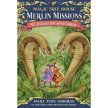 Magic Tree House Merlin Missions: 17 A Crazy Day with Cobras 神奇树屋 梅林的任务 进口原版 章节书