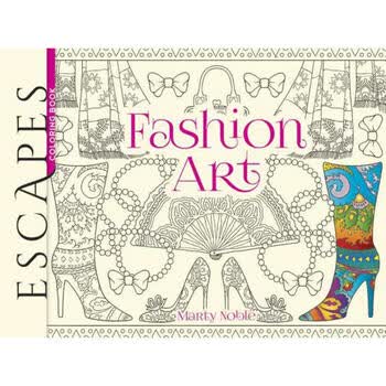 Escapes Fashion Art Coloring Book