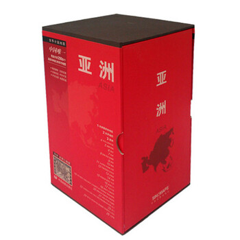 亚洲地图 全套精装 收藏工具书 各国家地图全套25幅 附赠美洲古地图 中外文对照 防水耐折