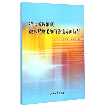特低渗透油藏微米尺度毛细管渗流界面特征