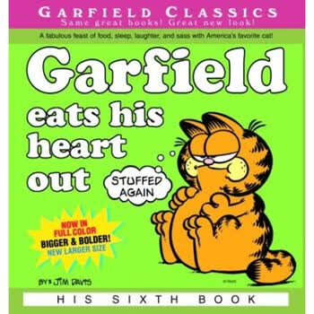 英文原版 加菲猫漫画 Garfield Eats His Heart Out