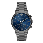 【安普里奥·阿玛尼石英男表】阿玛尼(Emporio Armani)手表 皮质表带经典休闲欧美表时尚石英男士腕表 生日礼物送男友 AR1828 ...