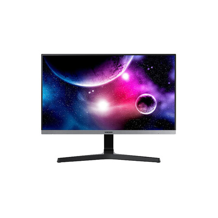 【三星S24R35】三星（SAMSUNG）24英寸电脑显示器 商务办公游戏高清IPS窄边框显示屏 可壁挂 75Hz 银黑色 ...