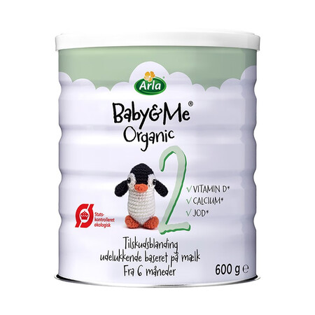 【Arla奶粉】Arla(阿拉)鲜奶有机较大婴幼儿配方奶粉 2段600g/罐丹麦原装进口 宝贝与我（全新升级）【行情 报价 价格 评测】-京东