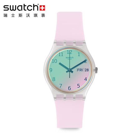 【斯沃琪GE714】斯沃琪（Swatch）瑞士手表 Transformation系列无尽雪粉石英男女表GE714【行情 报价 价格 评测】-京东