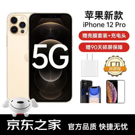 【可选24期白条免息】Apple 苹果 iPhone 12 Pro（A2408）全网通5G 手机 金色 256G 24期白条免息【图片 价格 ...