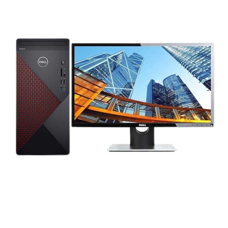 【戴尔Vostro 5890】戴尔（DELL）5890 商用台式机 高性能 制图（I5-11400F-8G-1T+256G固态-GT730独显 ...