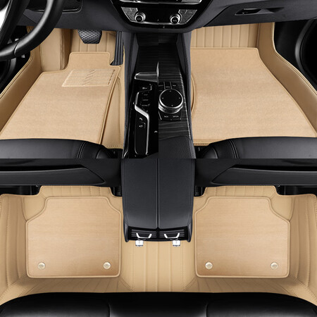 帝维兰适用于别克英朗脚垫全包围XT1.6LGT1.8L1.3T1.5L 米色-【英朗专用】 五座-甄选纳帕皮+仿羊绒【图片 价格 品牌 报价】-京东