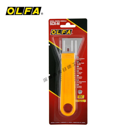 爱利华（OLFA）进口日本OLFA不锈钢汽车除胶小铲刀玻璃清洁刀地板腻子美缝刮刀墙 SCR-M中号 带封套 不可换刀片【图片 价格 品牌 报价】-京东